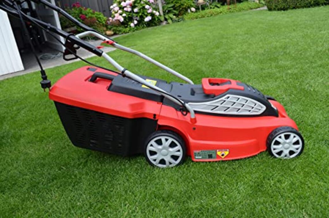️HECHT Premium Rasenmäher Elektro Elektro Mäher mit 1.600 Watt Turbo ...